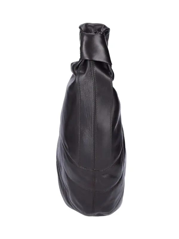 LEMAIRE Large Croissant Shoulder Bag - Brown