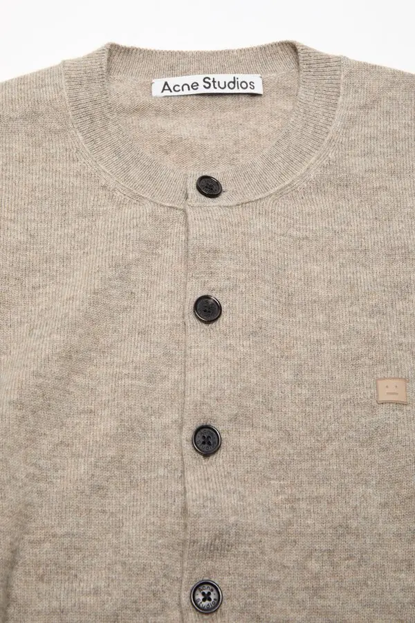 Acne Studios Fitted Yak Wool Cardigan
