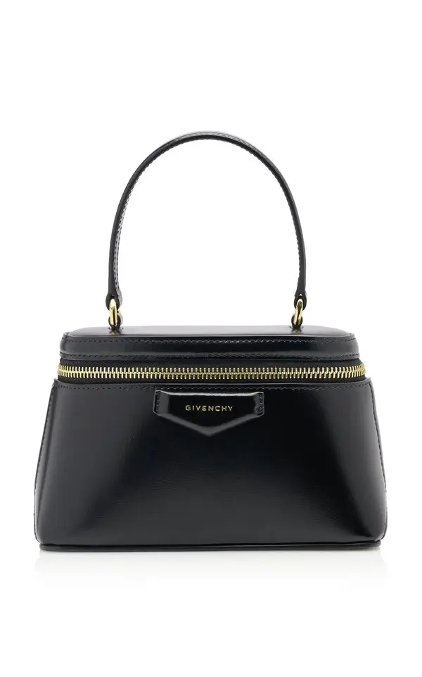 Givenchy Antigona Box Leather Vanity Bag - Black