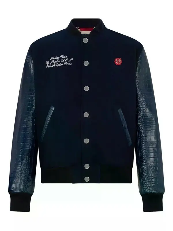 Philipp Plein Logo-detail Bomber Jacket