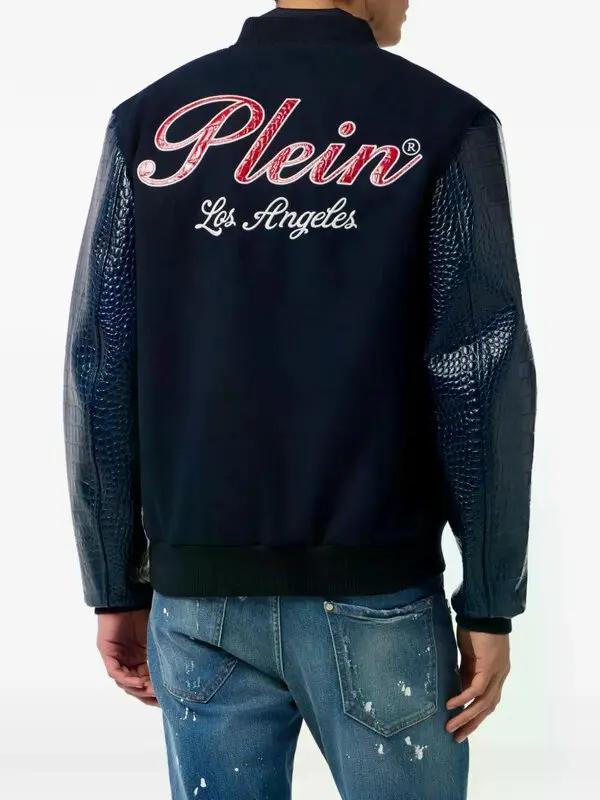 Philipp Plein Logo-detail Bomber Jacket