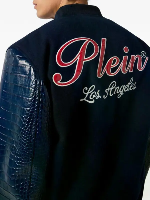 Philipp Plein Logo-detail Bomber Jacket