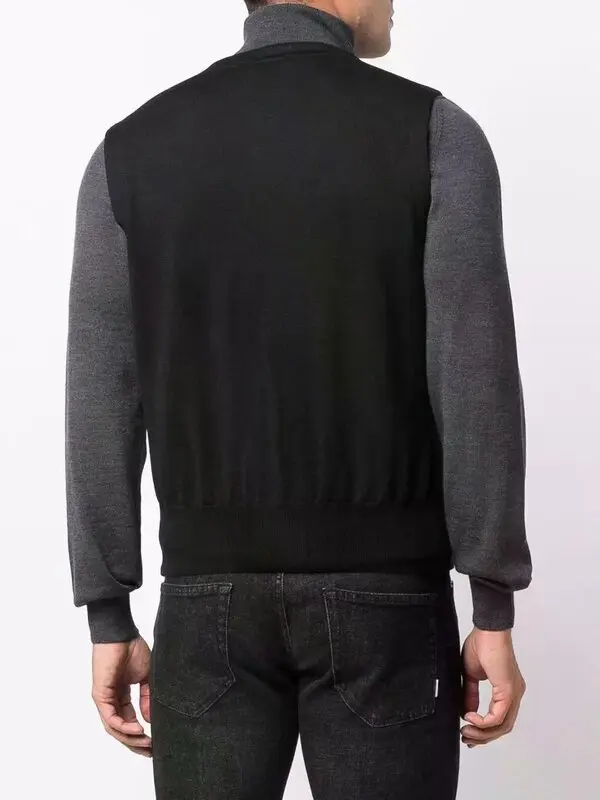 FILERIA Virgin Wool V-neck Gilet