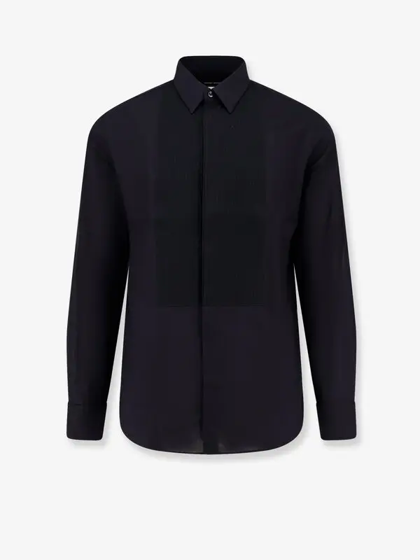 Giorgio Armani Cotton Shirt - Black