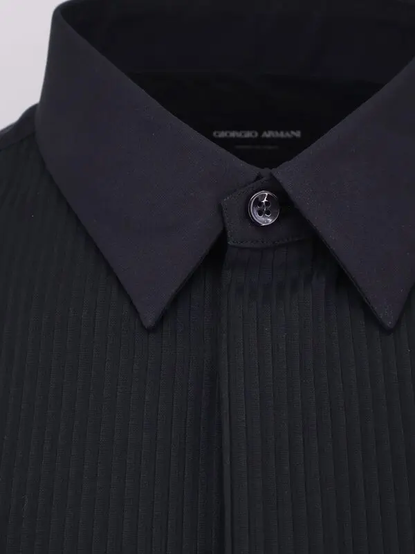 Giorgio Armani Cotton Shirt - Black
