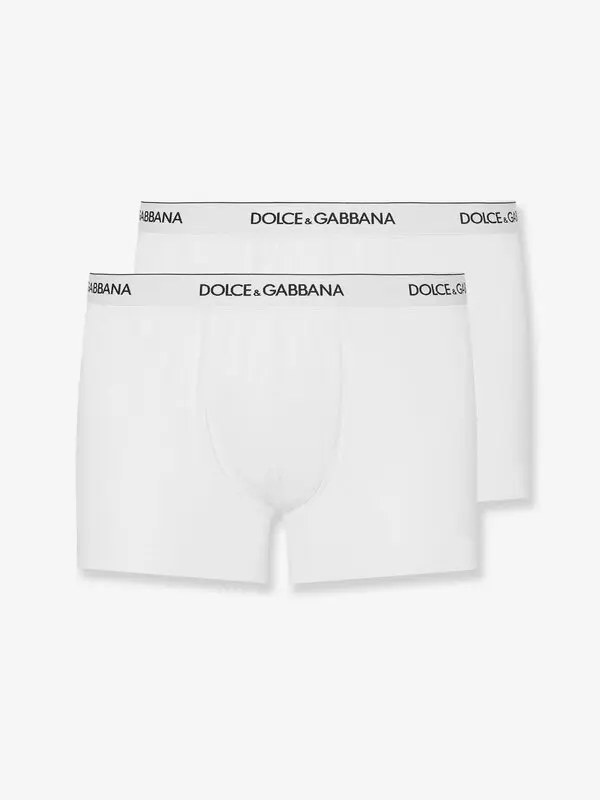 Dolce & Gabbana Cotton Boxer - White