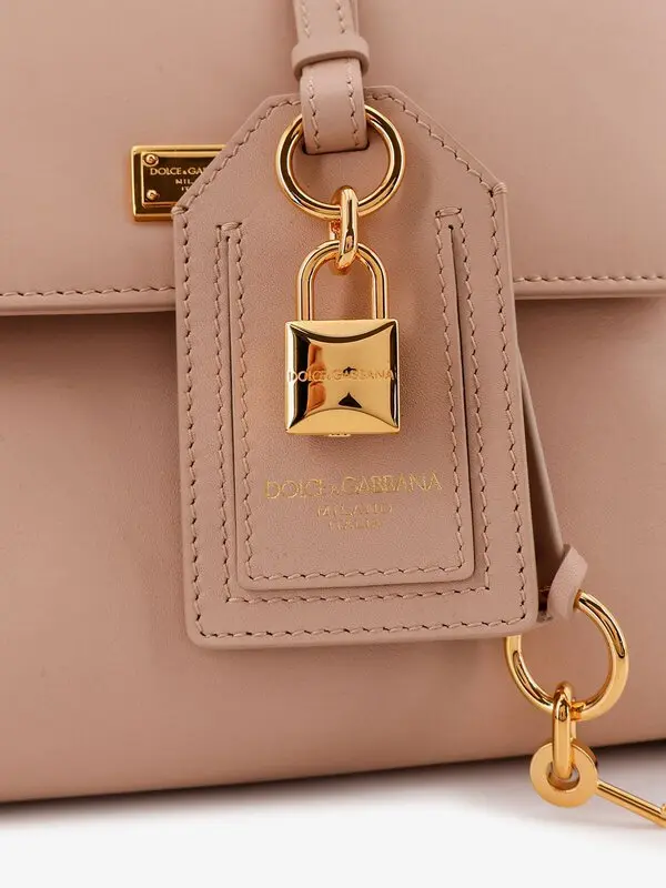 Dolce & Gabbana My Sicily Leather Shoulder Bag