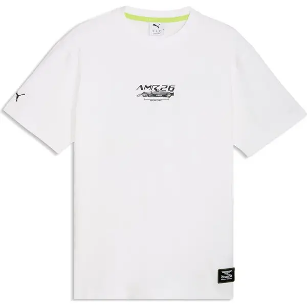 PUMA Amf1 Cotton Graphic T-shirt - Puma White
