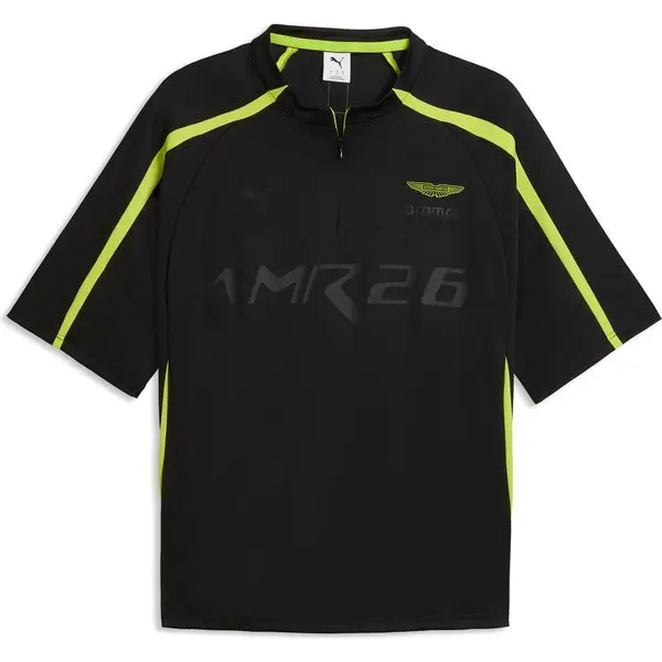 PUMA X Amf1 Lifestyle Short Sleeve Quarter Zip Jersey - Puma Black
