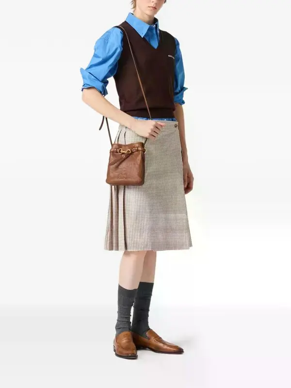 Miu Miu Wool Vest - Brown
