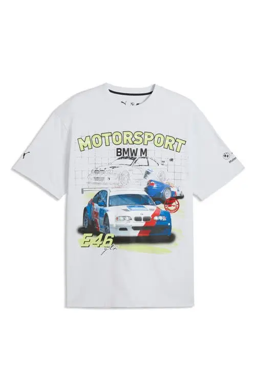 PUMA Bmw M Motorsport Cotton Graphic T-shirt