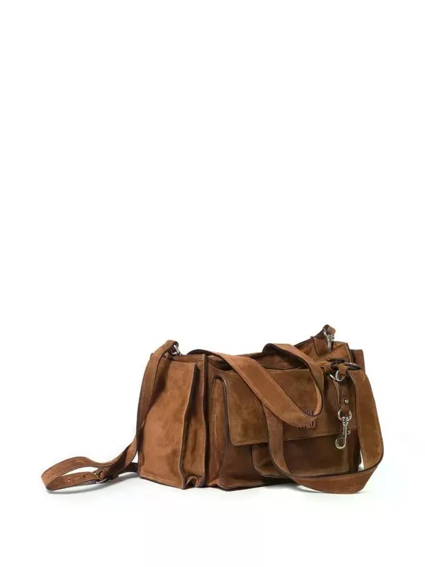 Miu Miu Suede Shopper Bag - Brown