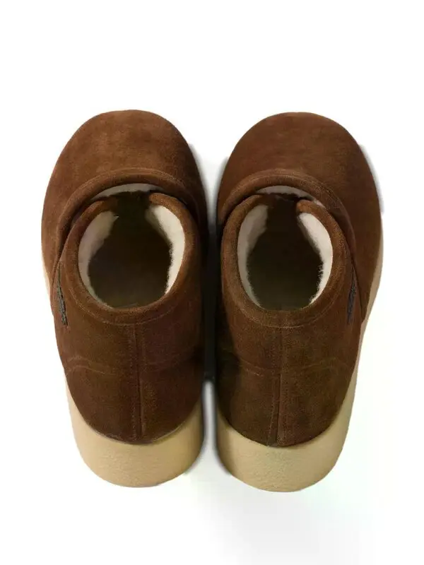 Miu Miu Logo-lettering Suede Boots