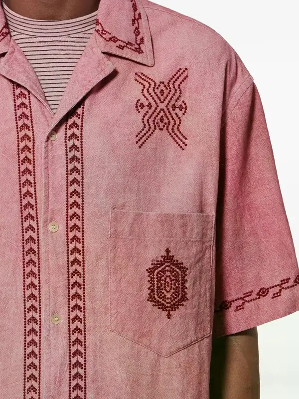 MARANT Zekim Embroidered Shirt - Pink
