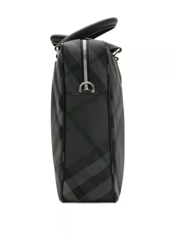 Burberry Check-pattern Briefcase