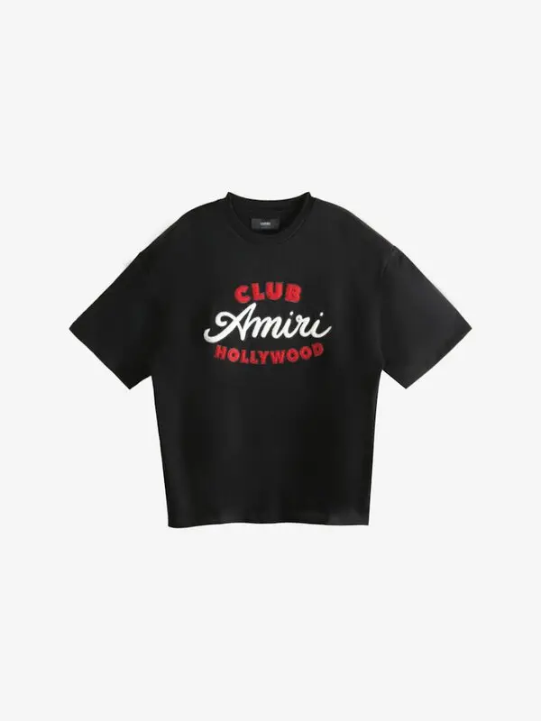 Amiri Club Oversized T-shirt - Black