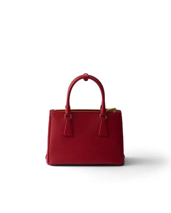 Prada Galleria Small Saffiano Leather Bag - Red
