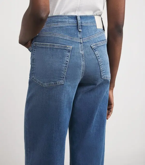 Rag & Bone Andi High-rise Wide-leg Jeans - Blue