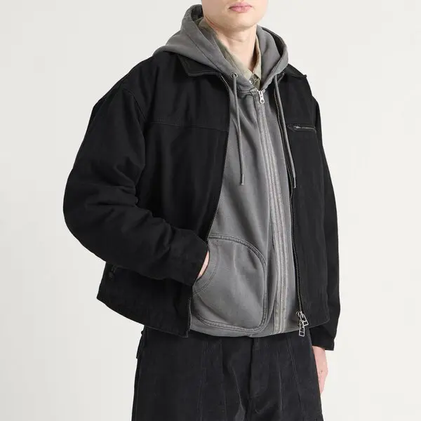 FRIZMWORKS Heavy Canvas Work Jacket - Black