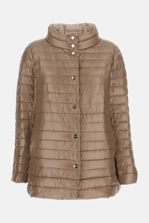Herno A-shape Padded Jacket - Grey
