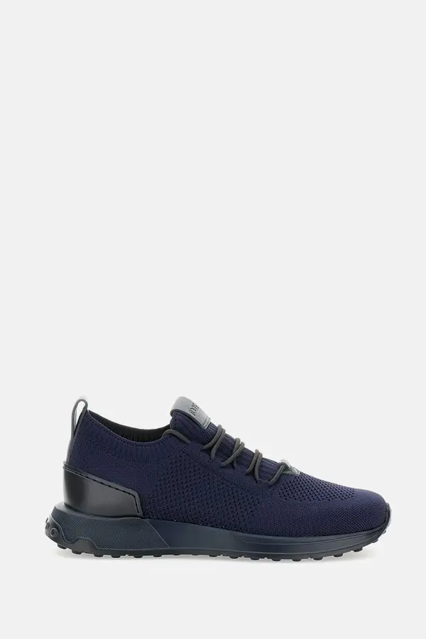 TOD'S Mid-volume Sock-like Sneakers - Blue