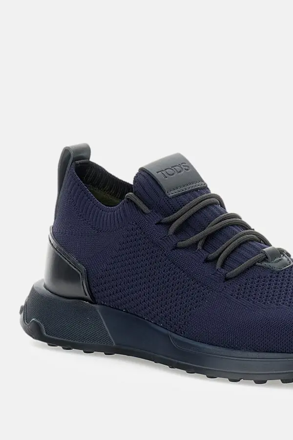 TOD'S Mid-volume Sock-like Sneakers - Blue