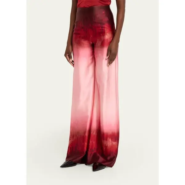 Silvia Tcherassi Andie Degrade Wide-leg Pants