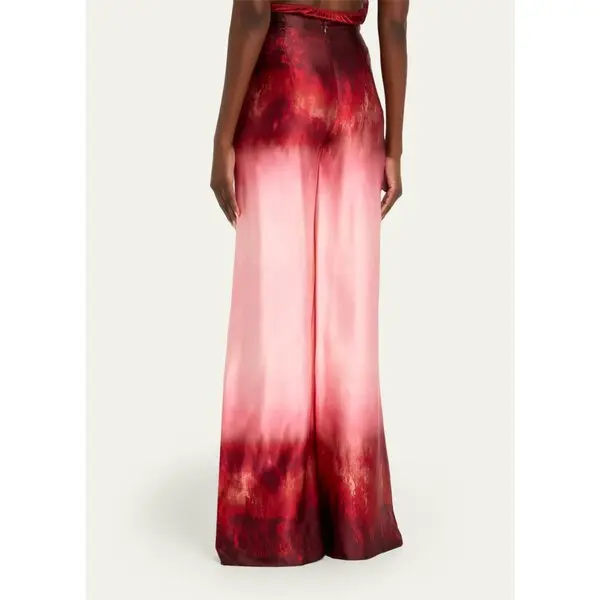 Silvia Tcherassi Andie Degrade Wide-leg Pants