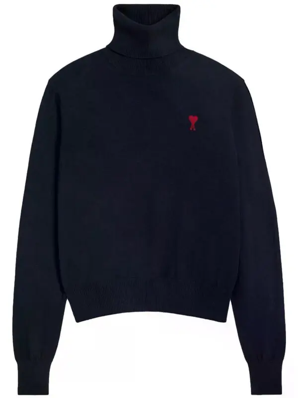 AMI Paris De Coeur High-neck Jumper