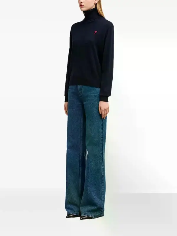 AMI Paris De Coeur High-neck Jumper