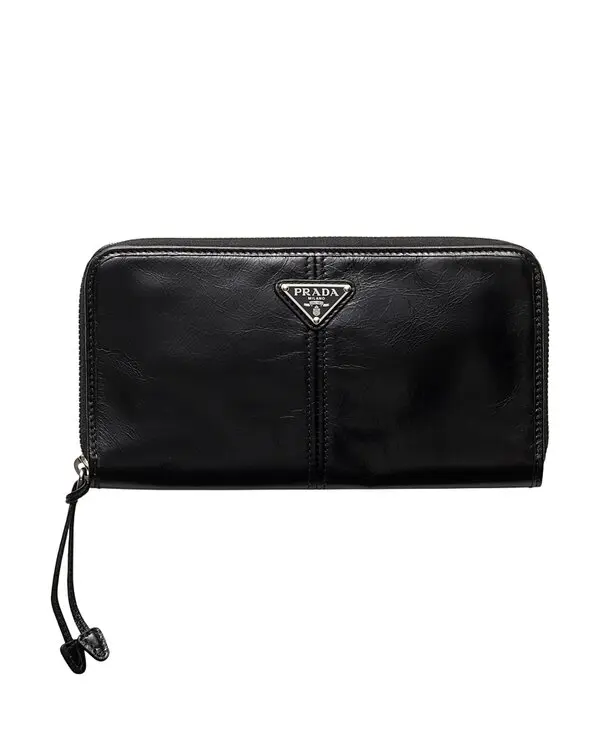 Prada Leather Wallet - Black