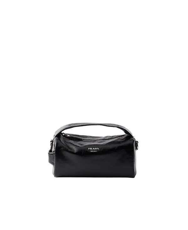 Prada Leather Shoulder Bag - Black