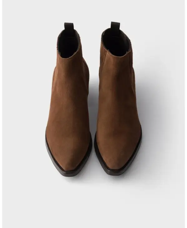 Prada Suede Chelsea Boots