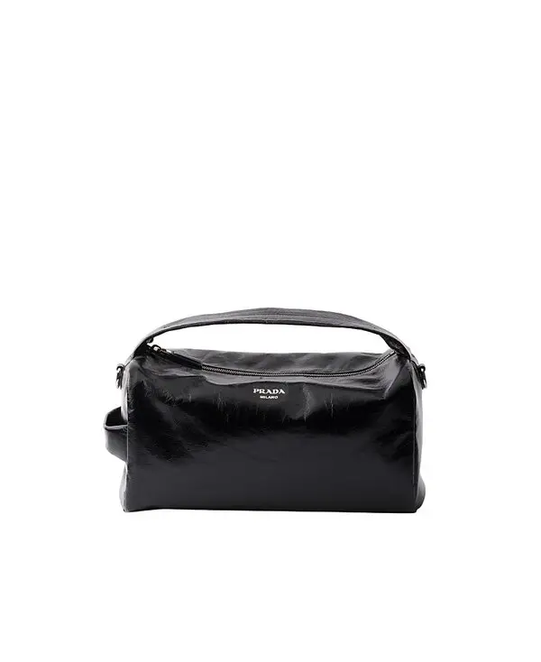 Prada Leather Shoulder Bag - Black