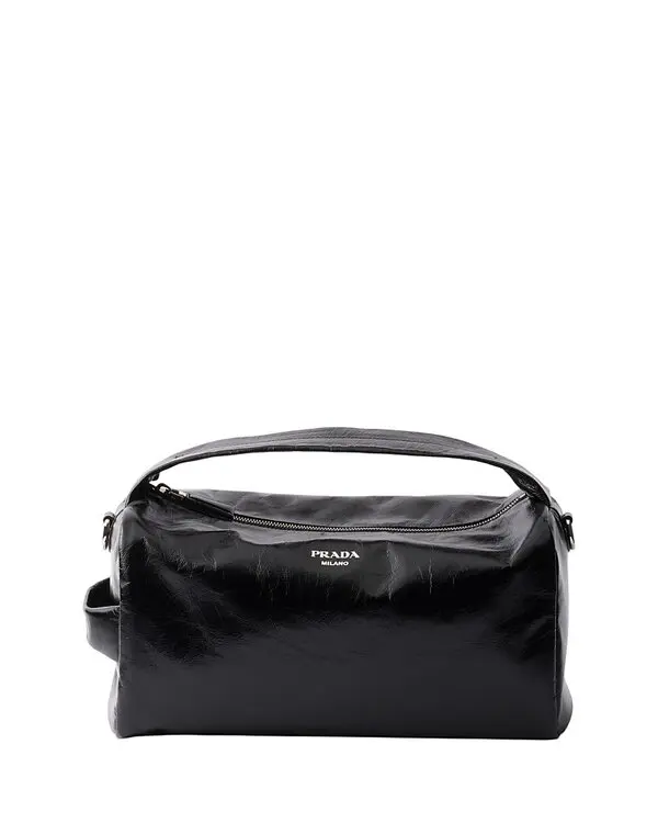 Prada Leather Shoulder Bag - Black