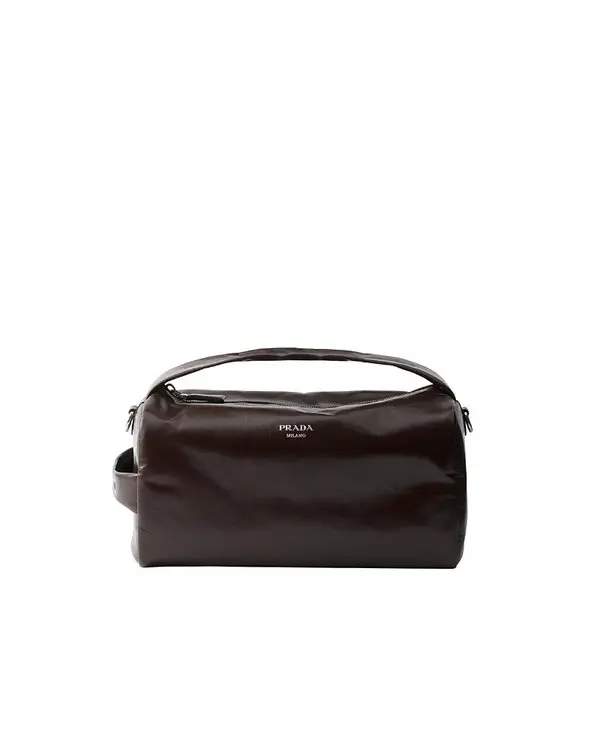 Prada Leather Shoulder Bag - Brown