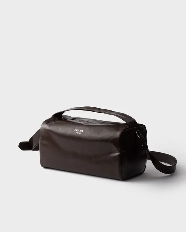 Prada Leather Shoulder Bag - Brown