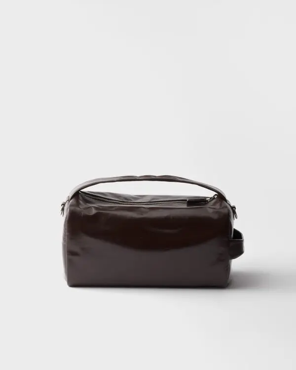 Prada Leather Shoulder Bag - Brown