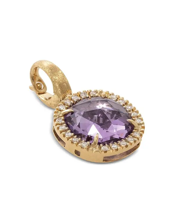 Marco Bicego Amethyst And Diamond Pendant - Gold