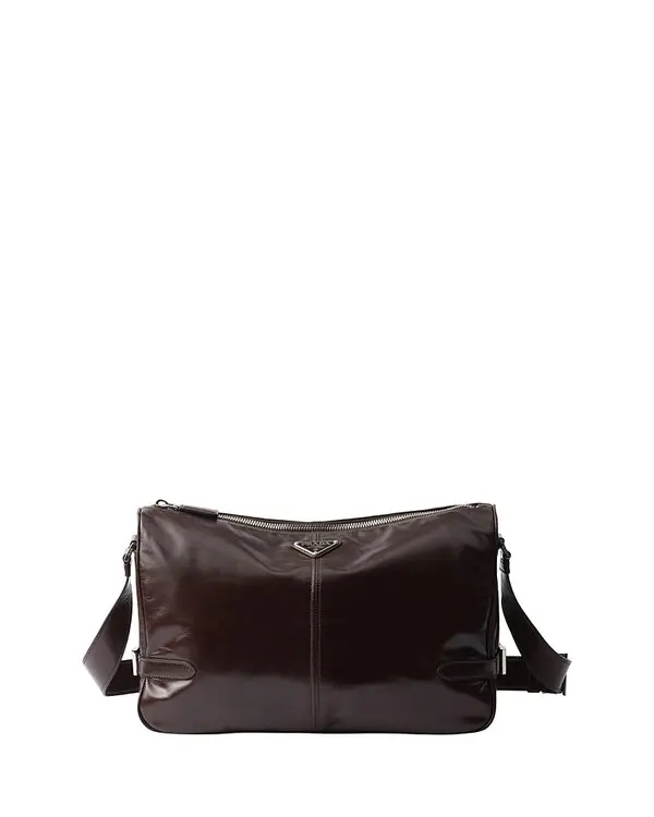 Prada Leather Shoulder Bag - Brown