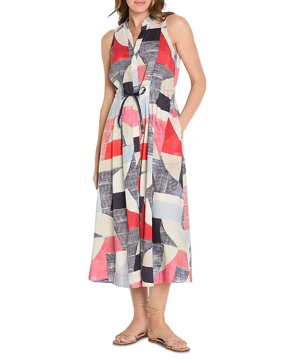 NIC+ZOE Set Sail Sonny Dress - Red Multi