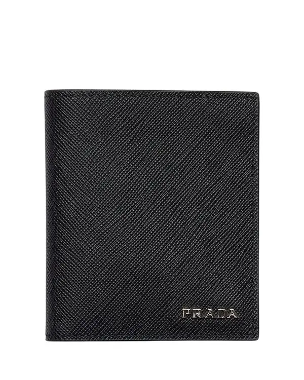 Prada Saffiano Leather Wallet - Black