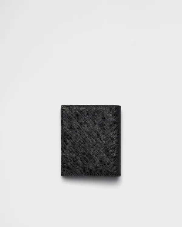 Prada Saffiano Leather Wallet - Black