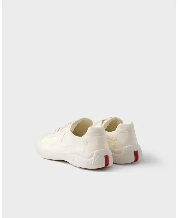 Prada America's Cup Nappa Leather Sneakers - Neutral