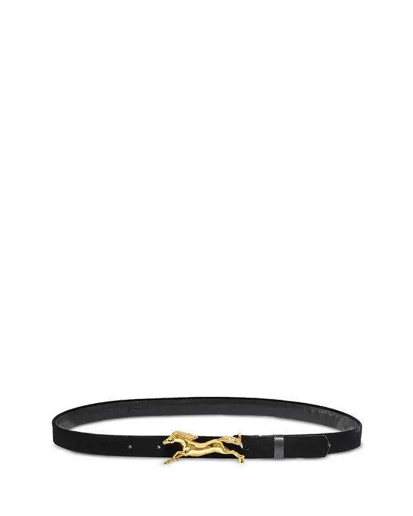Johanna Ortiz Lunar Amulets Belt - Royal Black / Gold