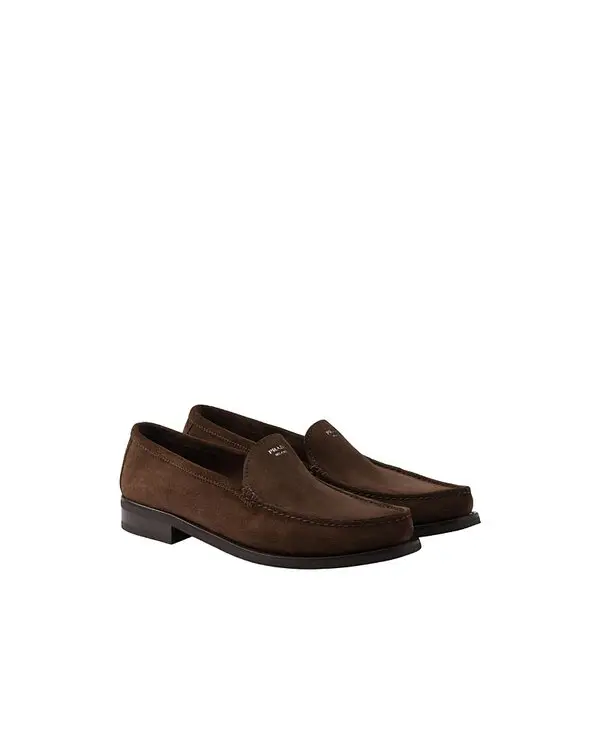 Prada Suede Loafers