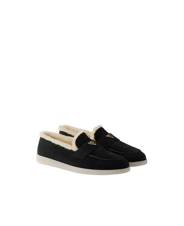 Prada Suede Loafers