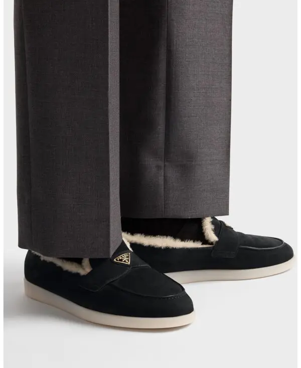 Prada Suede Loafers