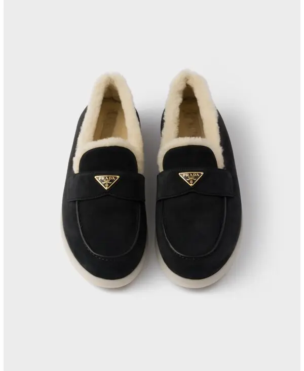 Prada Suede Loafers