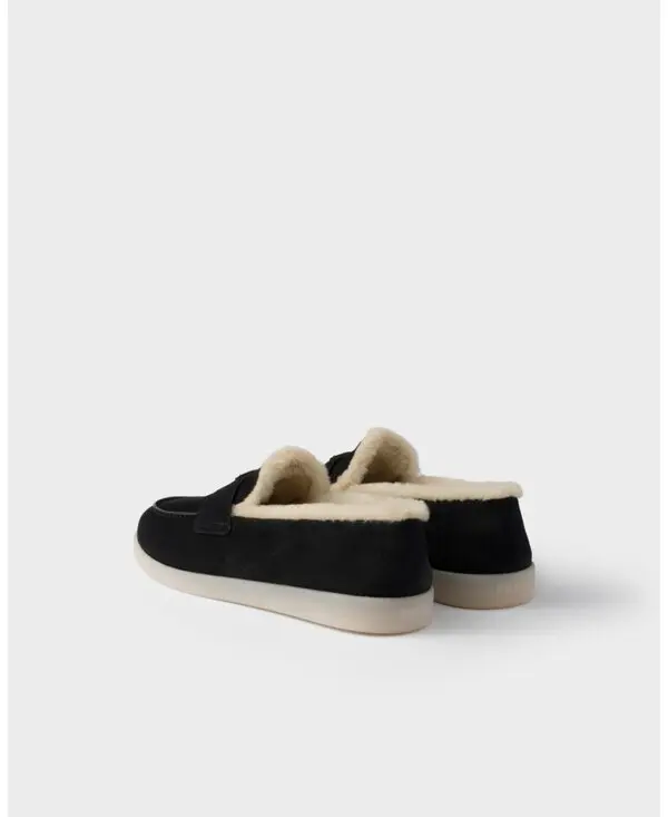 Prada Suede Loafers